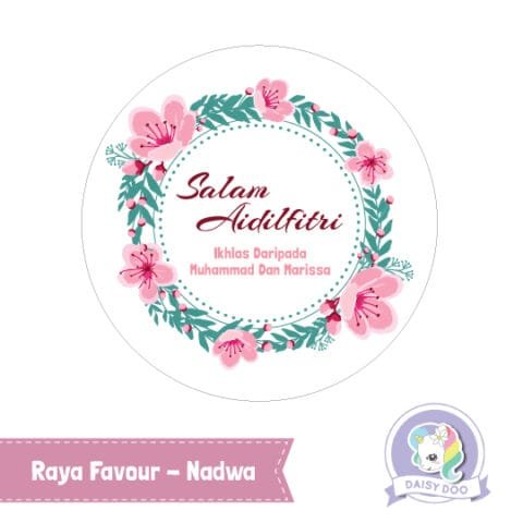 Raya Favour Labels – Nadwa - Daisydoo