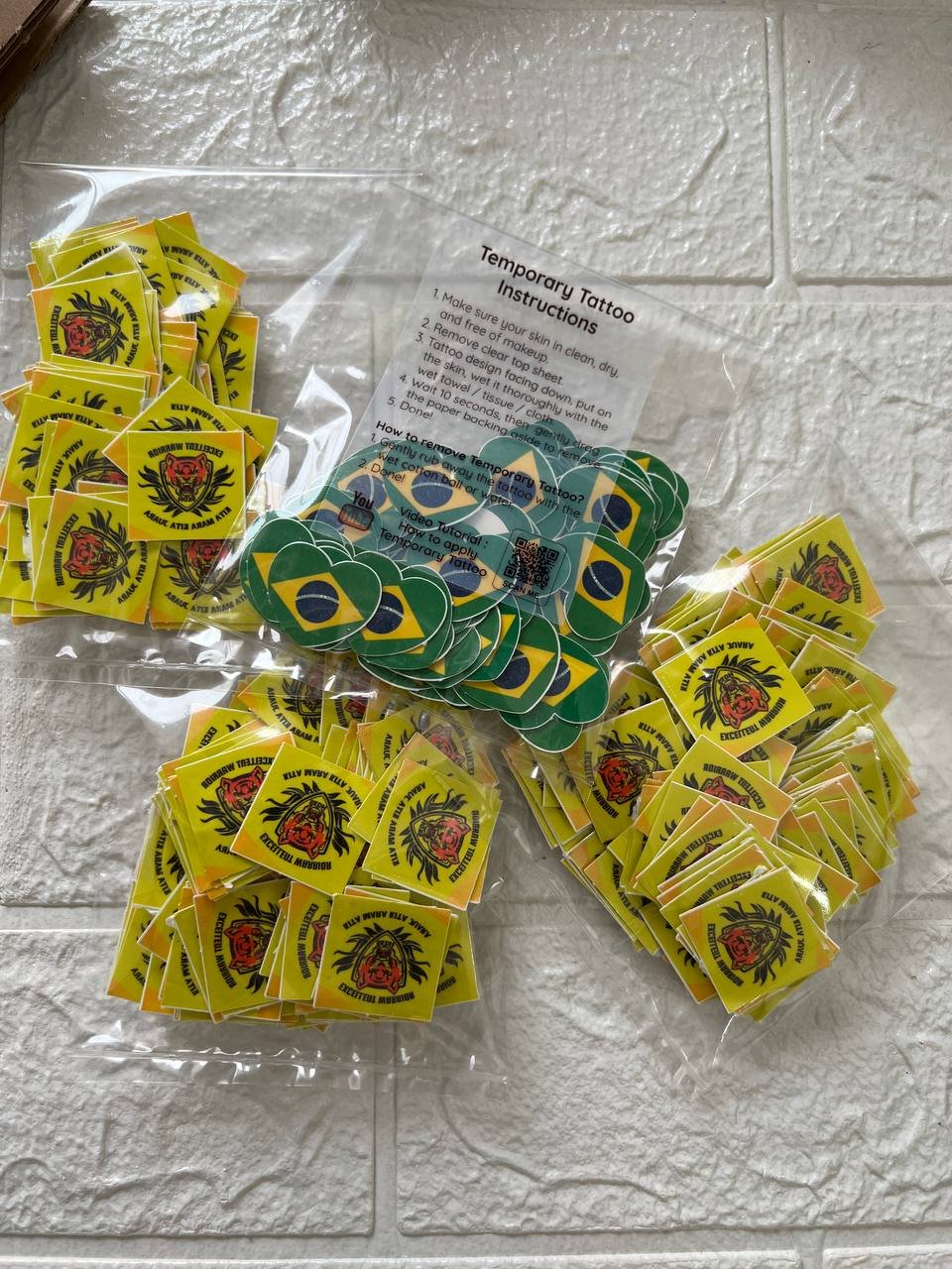 Tattoo Temporary Sticker – Custom Design - Daisydoo