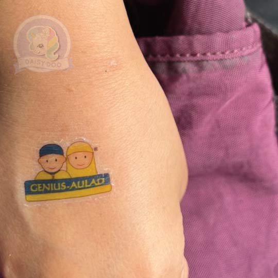 Tattoo Temporary Sticker – Custom Design - Daisydoo